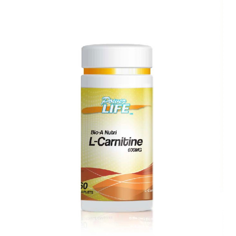 Powerlife Bio-A Nutri L-Carnitine 600mg (60 Caplets) | Shopee Malaysia