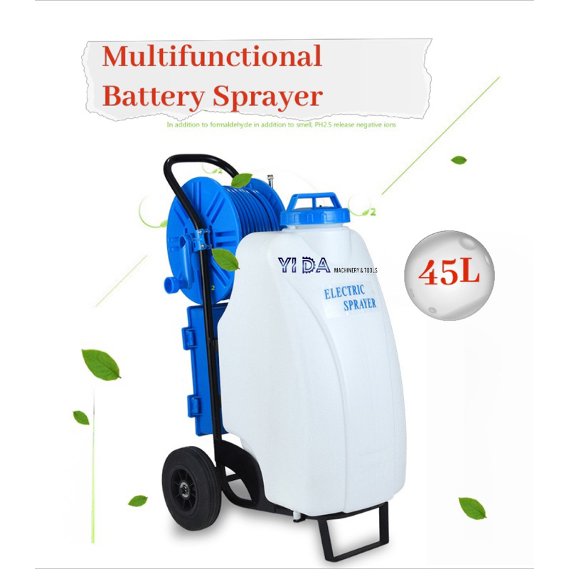 Multifunction Battery Sprayer with Roller 45L Capacity tank 45L ...