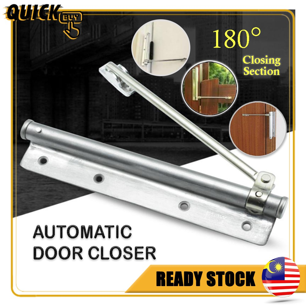 Stainless Steel Automatic Door Self-Closing Hinge Mute Easy to Rebound ...
