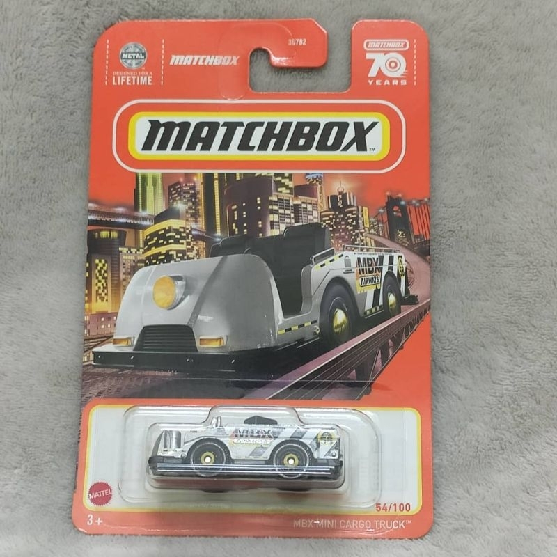 Matchbox MBX Mini Cargo Truck - Grey MBX Airways (54/100 2023) | Shopee ...