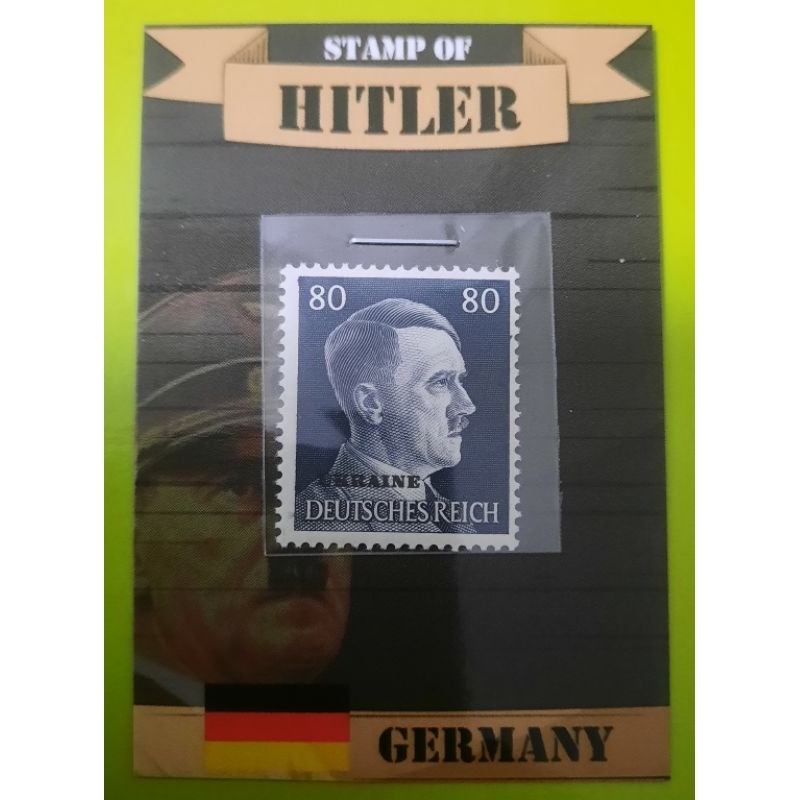 Deutsches Reich Overprint Ukraine 80 Postage Stamp - Hitler [GoS087 ...