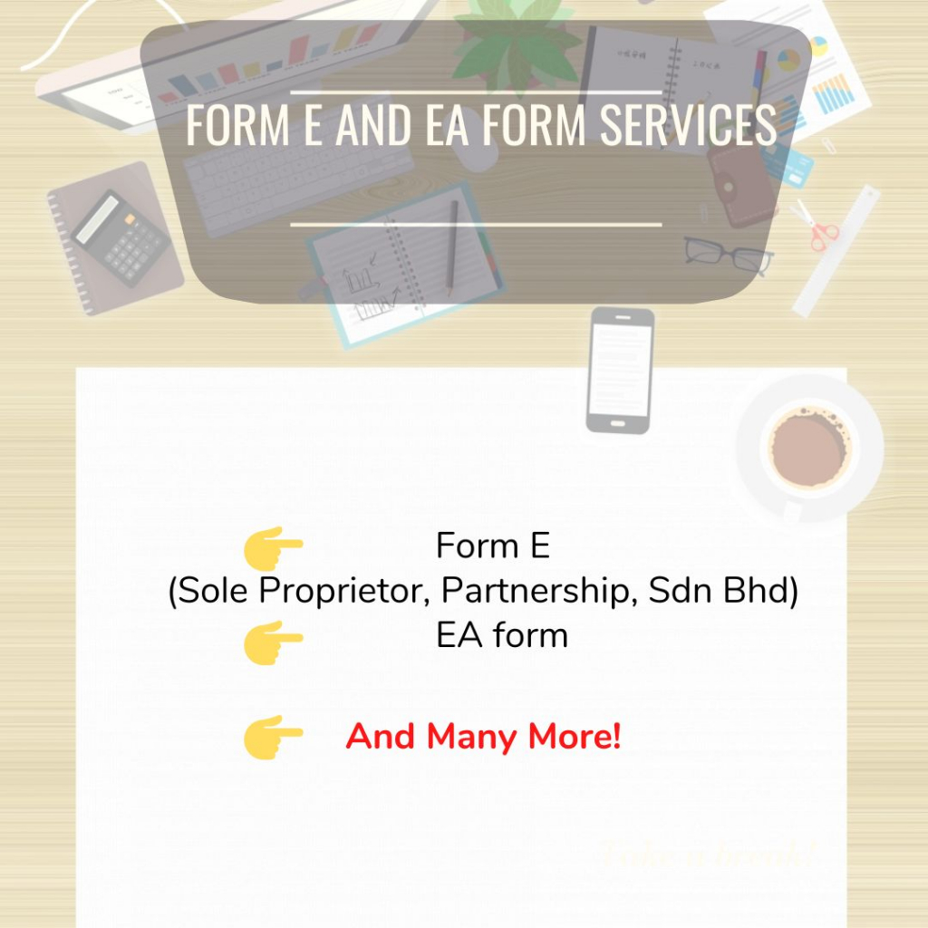 BORANG E AND EA FORM SUBMISSION AND CONSULTATION SERVICE | Shopee Malaysia