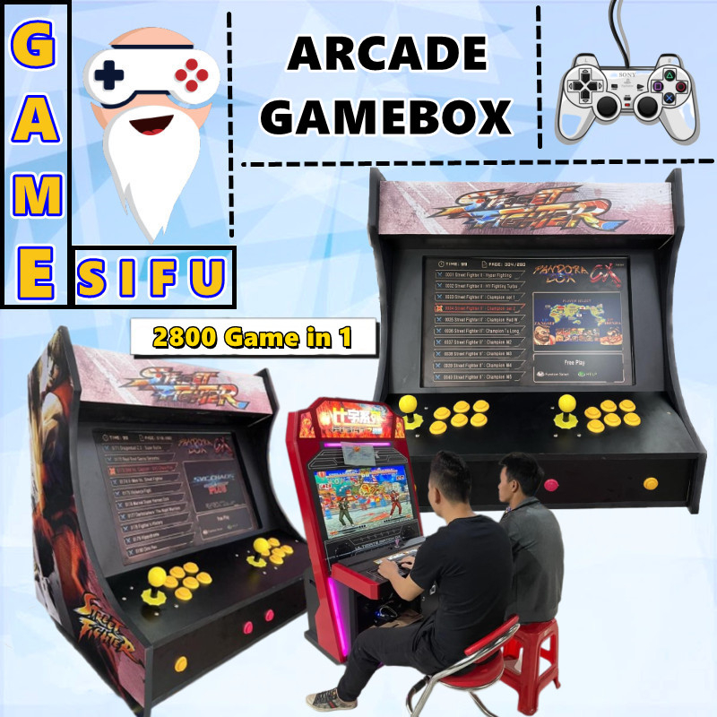 ARCADE GAME BOX TABLE TOP 2800 IN 1 Classic Retro Game Machine | Shopee ...