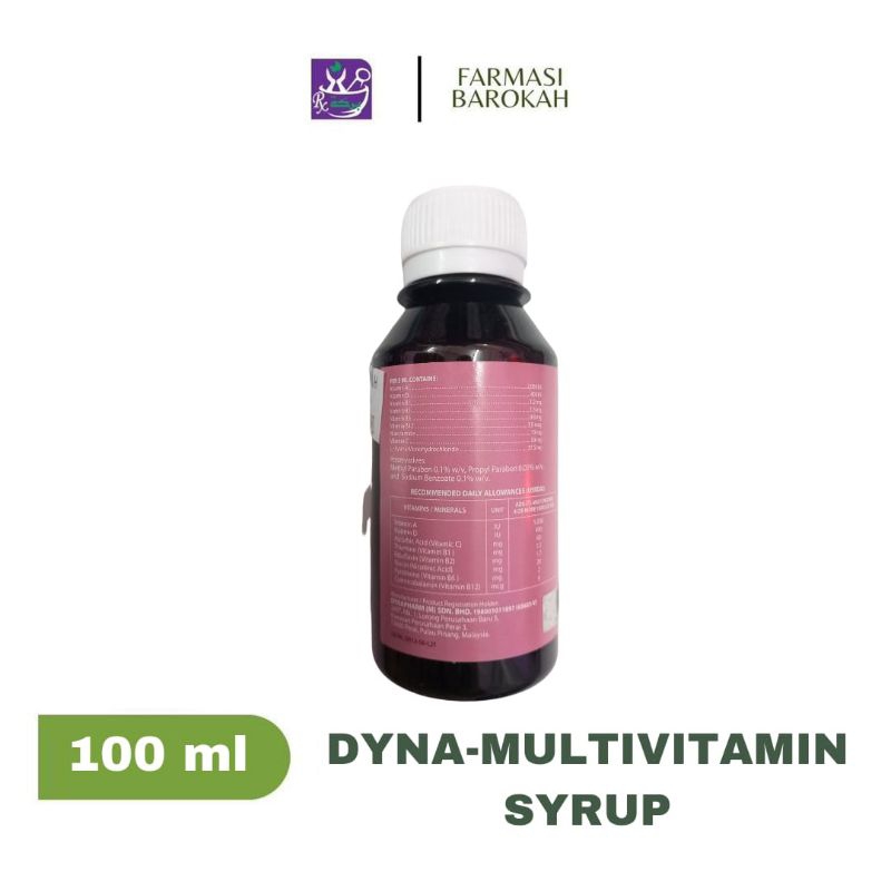 Dyna Multivitamin 100ml | Shopee Malaysia