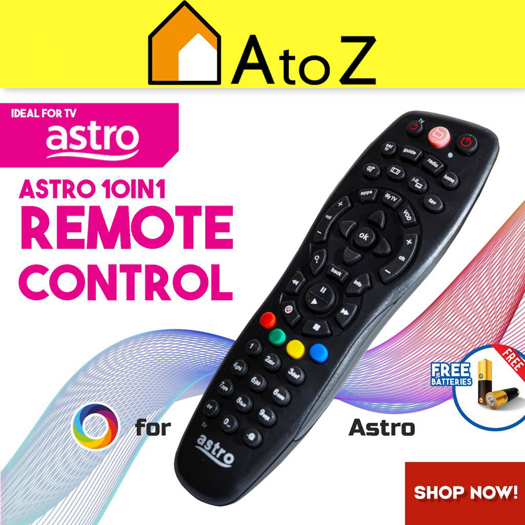 Astro 10 in 1 Remote Control For Astro Beyond/Astro Beyond PVR/Astro ...