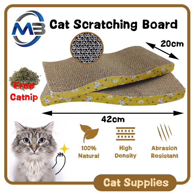 Papan Calar Kucing PERCUMA Catnip | Cat Scratch Broad Cat Scratching ...
