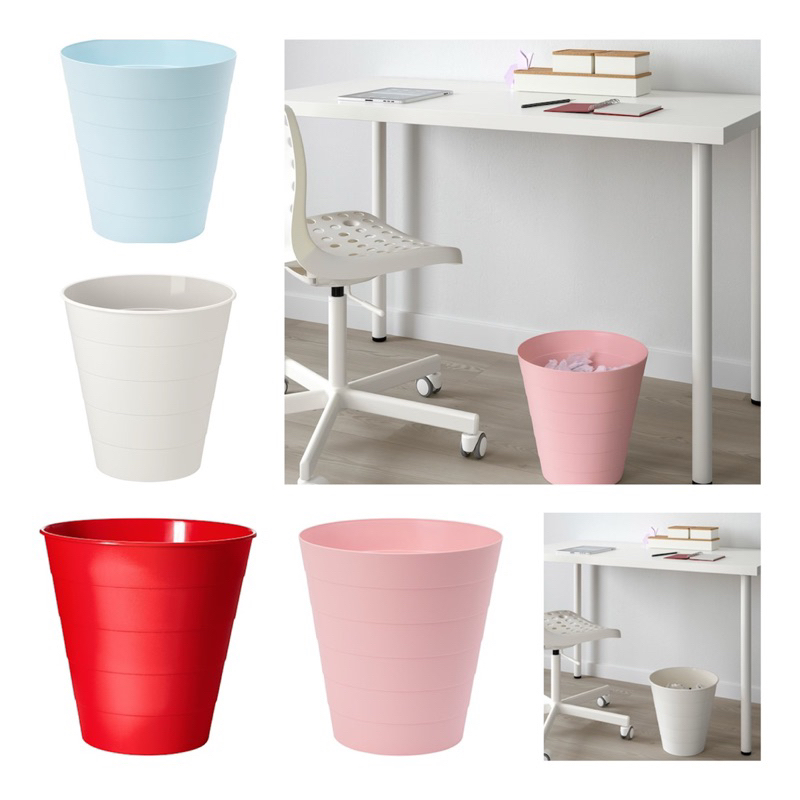 Dustbin Tong Sampah Putih Pastel Color | Shopee Malaysia