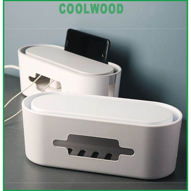 🇲🇾Ready Stock Cable Organizer Box Electric Wire Storage Box Socket Box ...