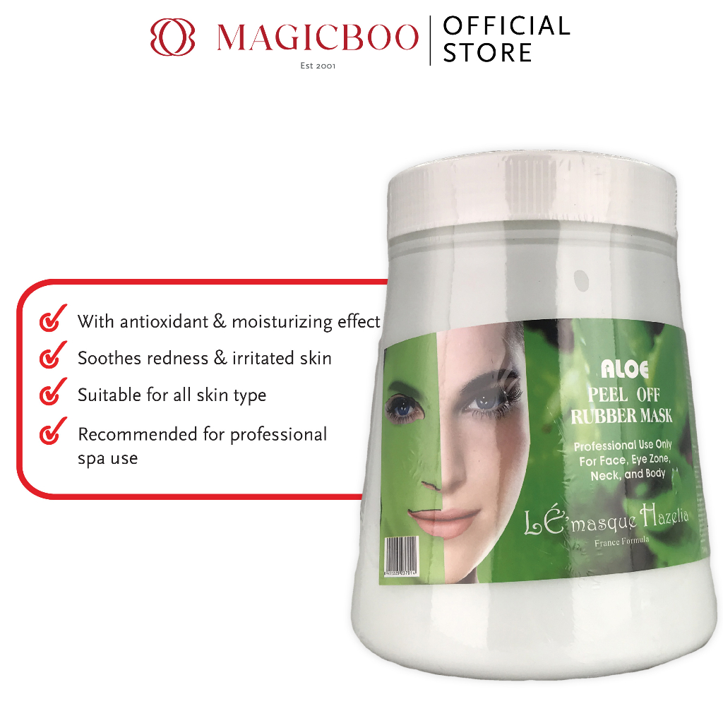 Magicboo Lemasque Aloe Vera Peel Off Rubber Mask 1000ml | Shopee Malaysia