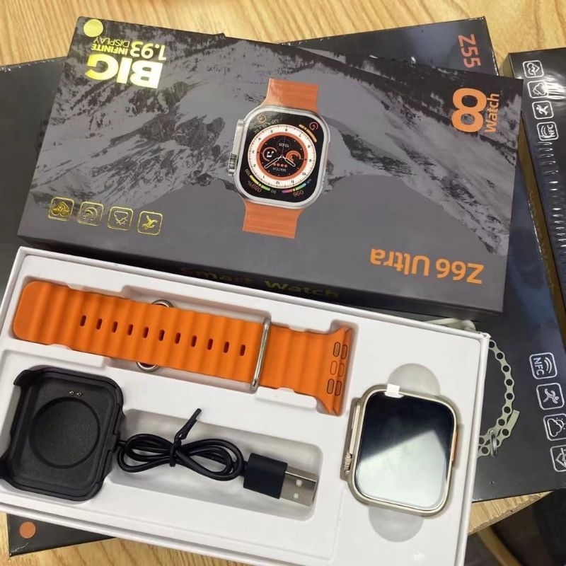 Original 2023 Z66 Ultra Smartwatch ECG Heartrate 1.93inch Screen Series ...