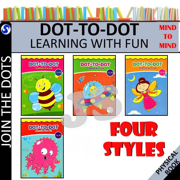 DOT TO DOT LEARNING WITH FUN 1 TO 50 BUKU AKTIVITI - MIND TO MIND ...