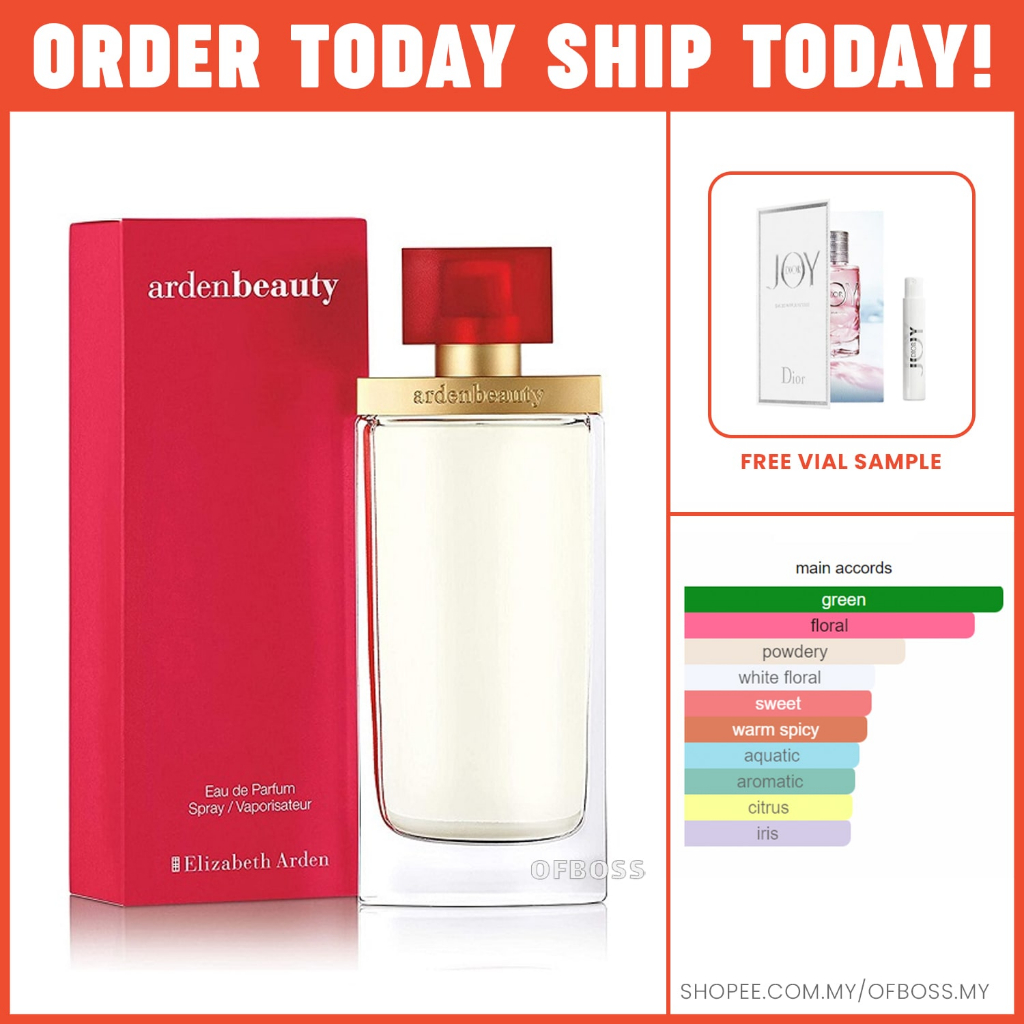 Elizabeth Arden Arden Beauty EDP 100ml Eau De Parfum For Women | Shopee Malaysia