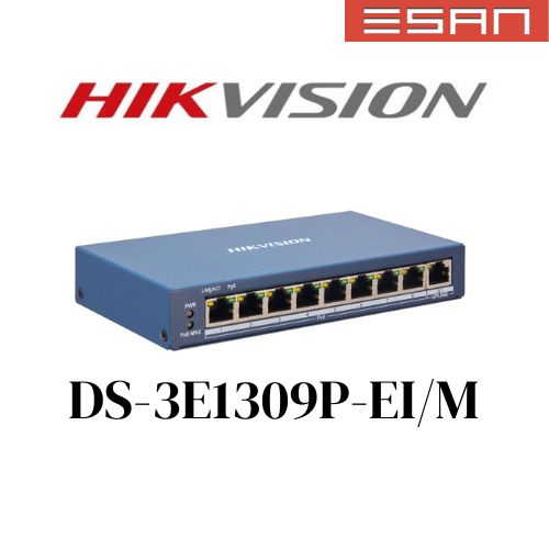 HIKVISION DS-3E1309P-EI/M 8 PORT 100MBPS FAST ETHERNET SMART POE SWITCH | Shopee Malaysia