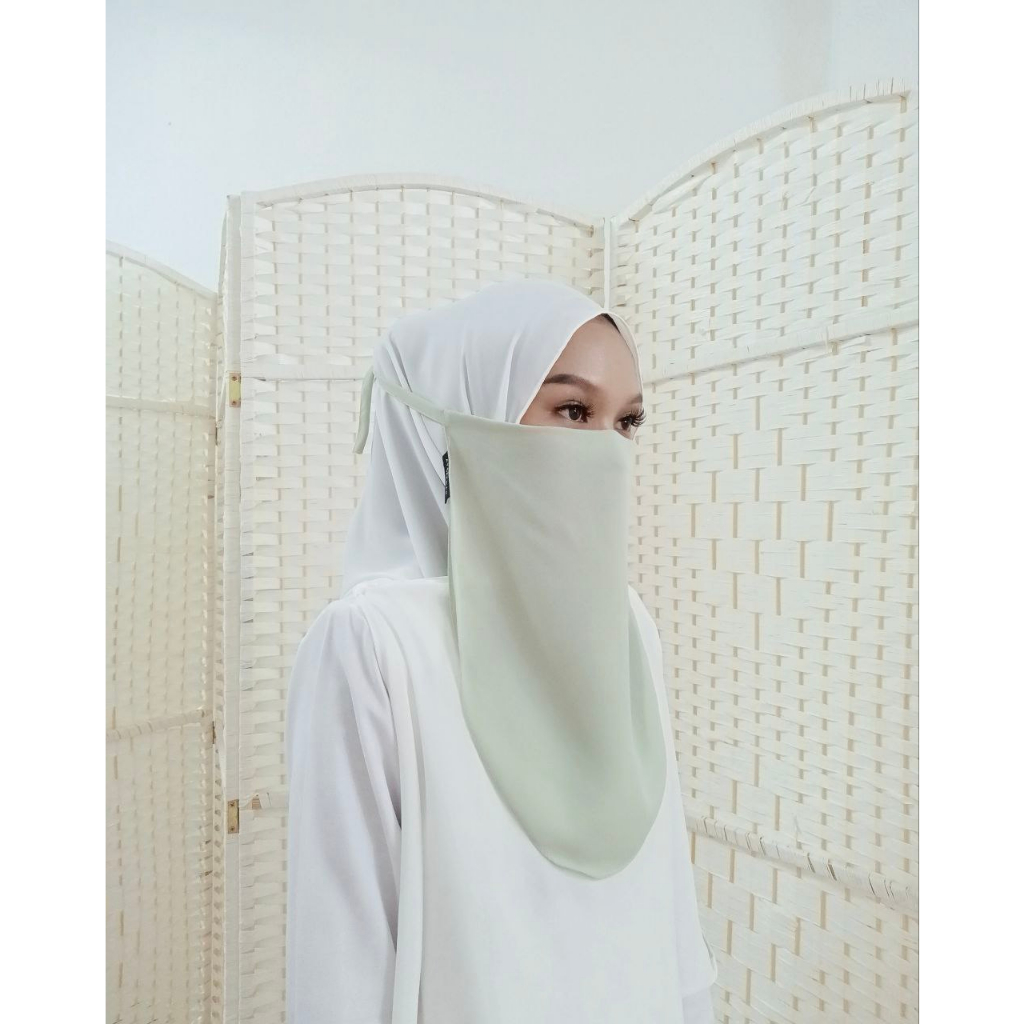 Purdah Sahaja Purdah Chiffon matching with Bshawl & Aisyaa Purdah Dua ...