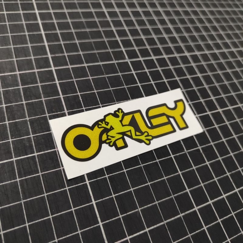 Sticker Oakley katak ( Pantul cahaya) | Shopee Malaysia