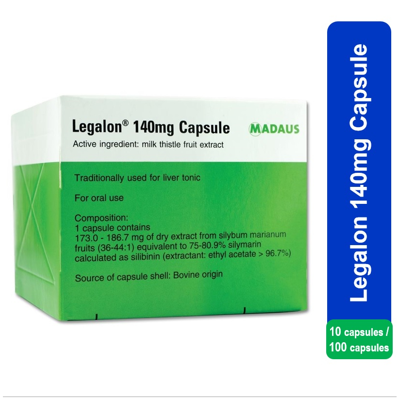 Legalon 140mg Liver Tonic For Healthy Liver Functions 100's (1 box ...