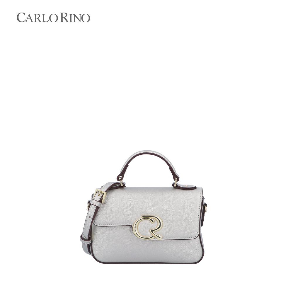 Carlo Rino Silver Curva Top Handle Crossbody | Shopee Malaysia