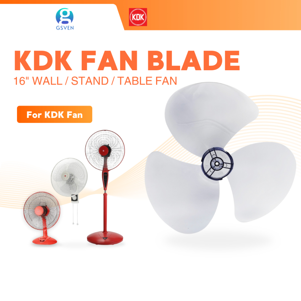 KDK Fan Blade 16" For Table Wall Stand Fan Blades only Kipad Bilah ...