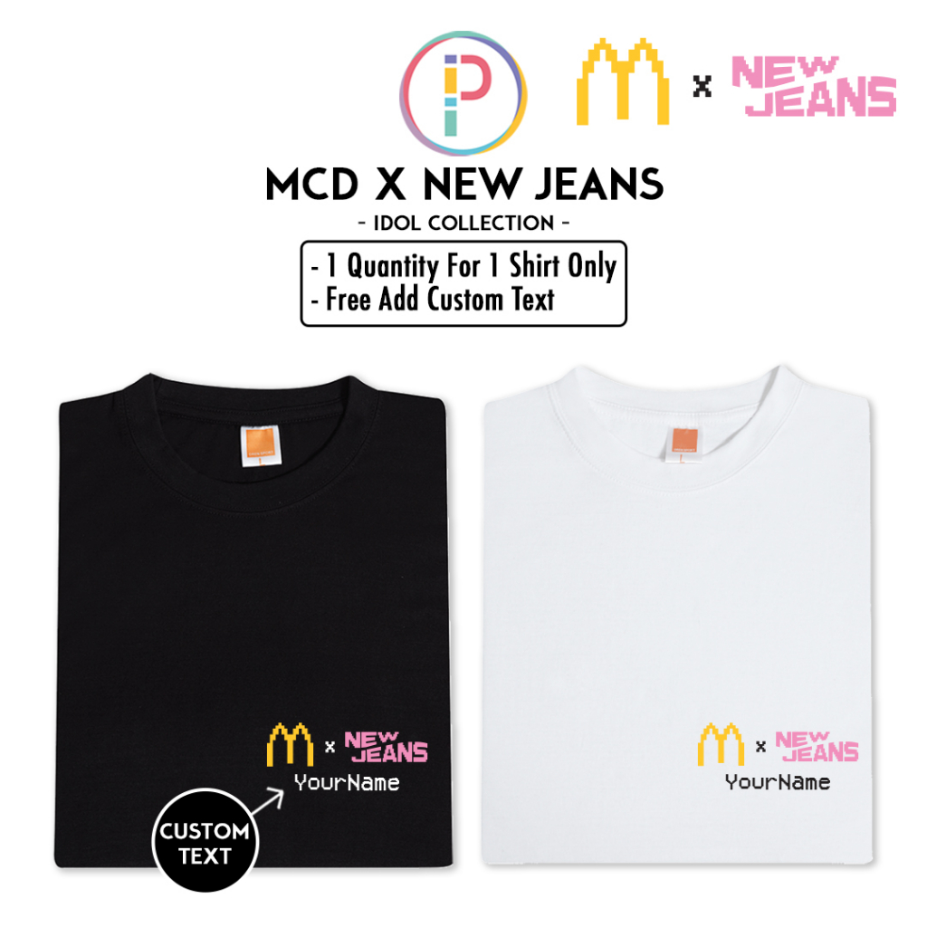 [Dewasa/Kanak] Baju McD x NewJeans McDonald's Idol Bunnies Hyein Haerin ...