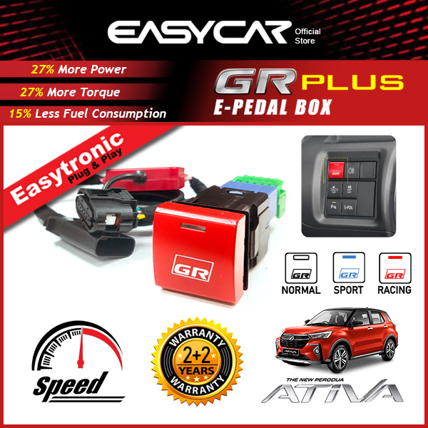 Perodua Ativa EASYCAR E-Pedal GR Plus Box Accelerator Pedal Car Electronic Throttle Response ...
