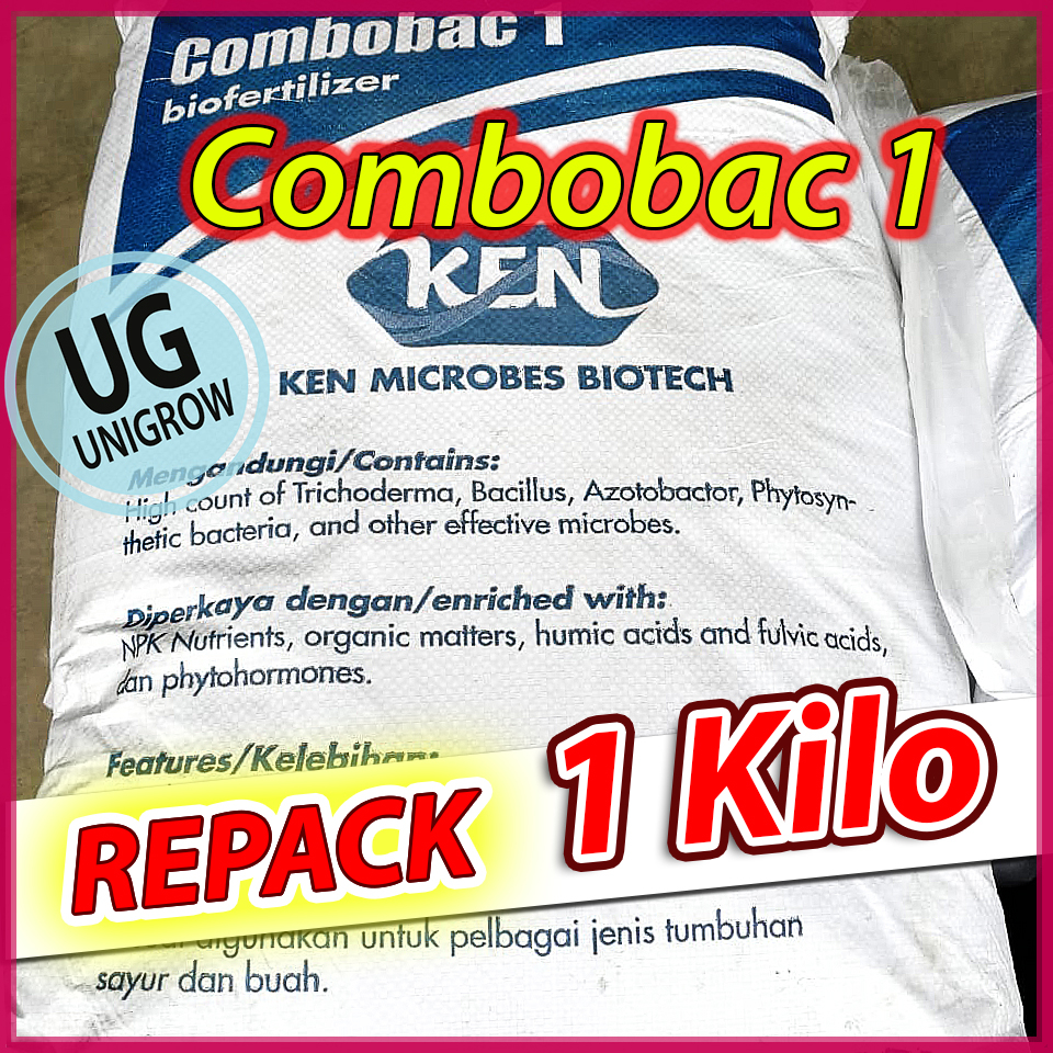 (1kg) Repack Combobac 1 Organik Perawat Media Tanah Ken Microbes / Soil ...
