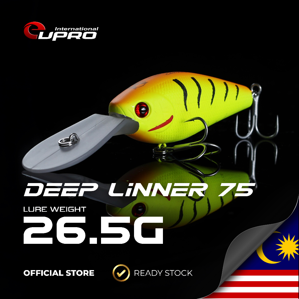 Eupro K2 Crank Fishing Lure- Deep Liner DL75F | Shopee Malaysia