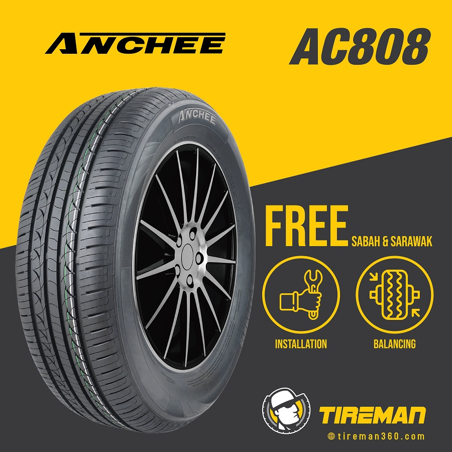 Anchee AC808 13 14 15 16 Inch Tayar Tire (FREE INSTALLATION/Delivery) SABAH SARAWAK KL Axia ...