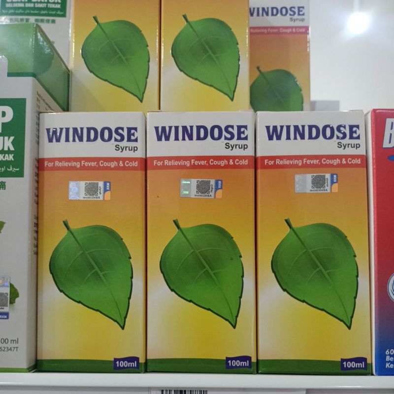 Windose Syrup 100ml - Melegakan Demam, Batuk dan Selesema | Shopee Malaysia