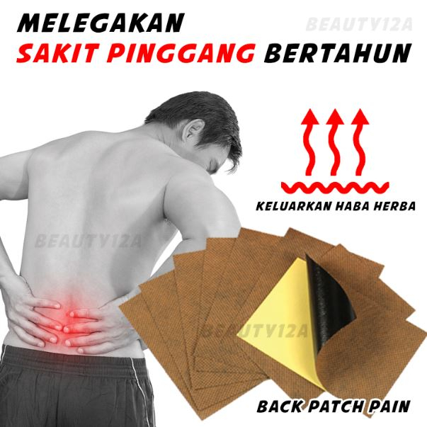 Pelekat Sakit Belakang Berkesan Back Pain Relieving Patch Melegakan ...