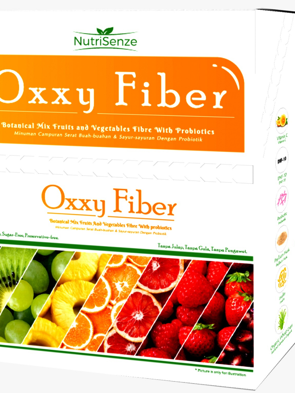 Nutrisenze Oxxy Fiber (Passion Fruit) 15gm 10's | Shopee Malaysia