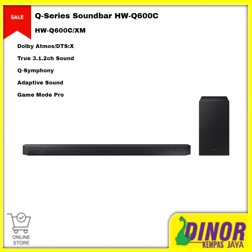 SAMSUNG Q-Series Soundbar HW-Q600C HW-Q600C/XM | Shopee Malaysia