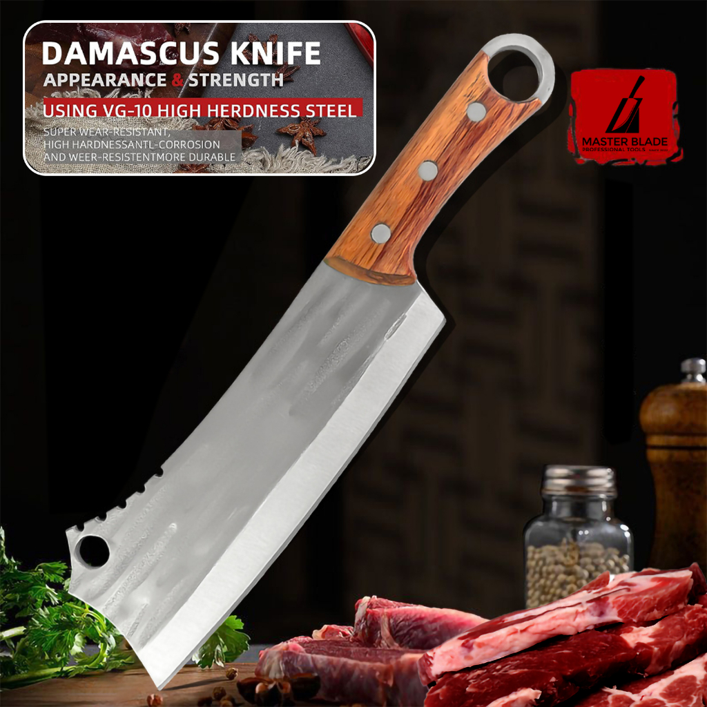 Pisau Tulang Bone Heavy Duty Bone Knife Hand Forged High Carbon ...