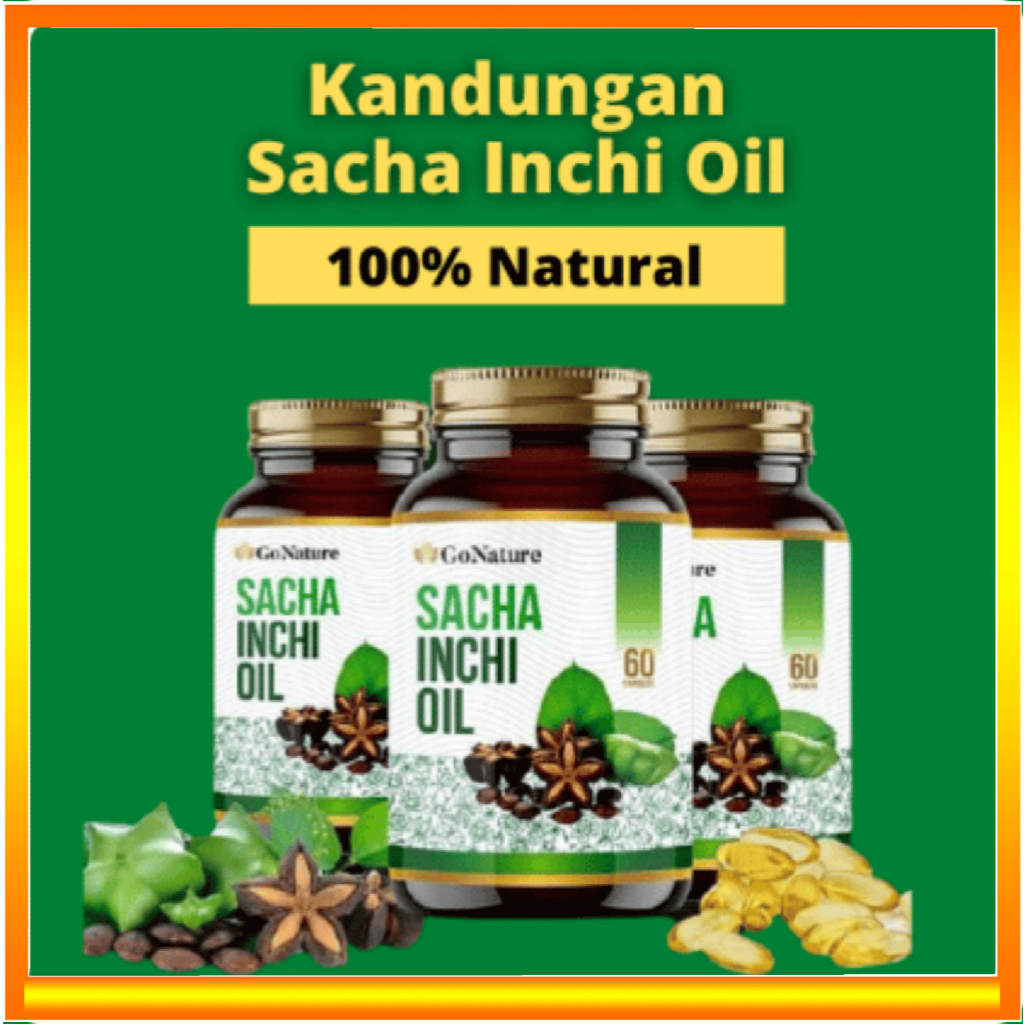 Go Nature Sacha Inchi Oil 60 softgel, Original. SHIPPING DISCOUNT（EXP ...