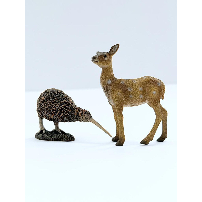 Kiwi And Red Deer Calf Figurines (Collecta) | Shopee Malaysia
