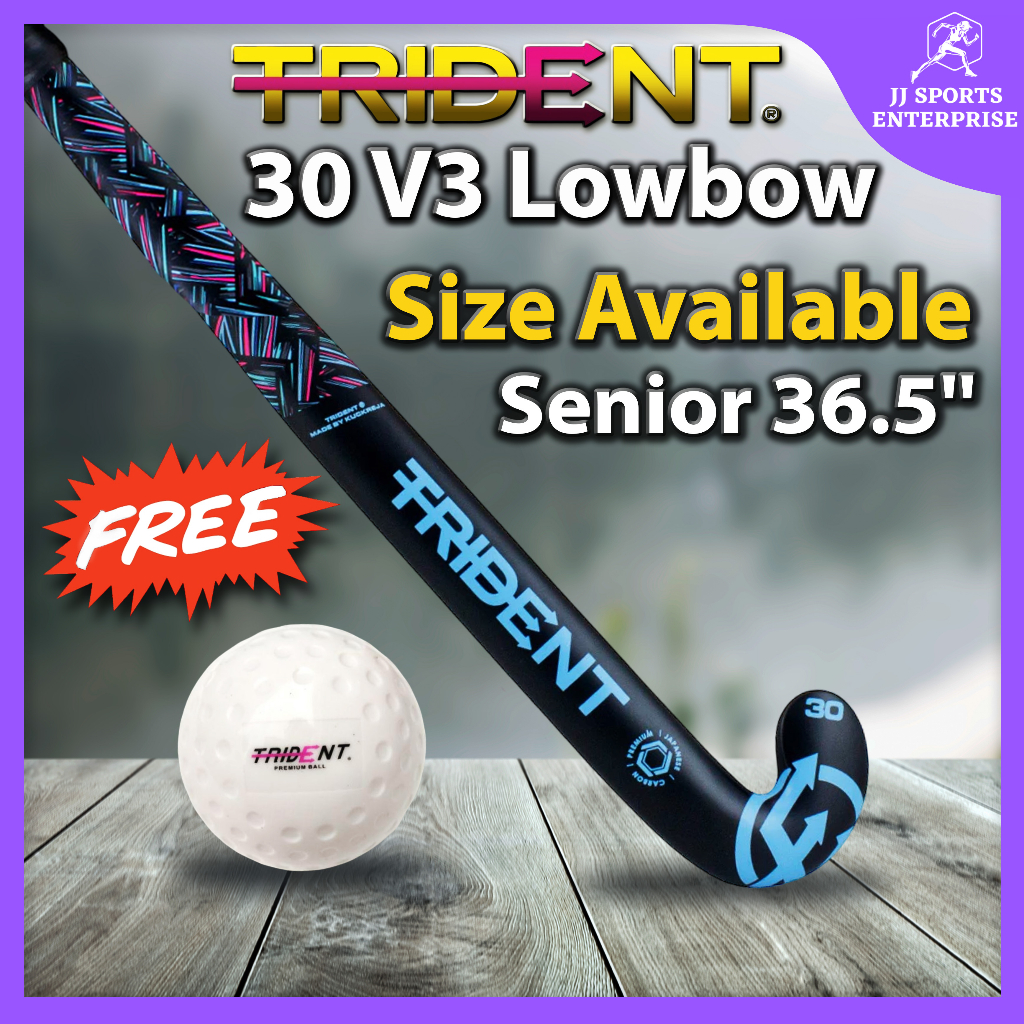 Trident 30 Lowbow V3 Composite Hockey Trident Jumbow Stick Kayu Hoki ...