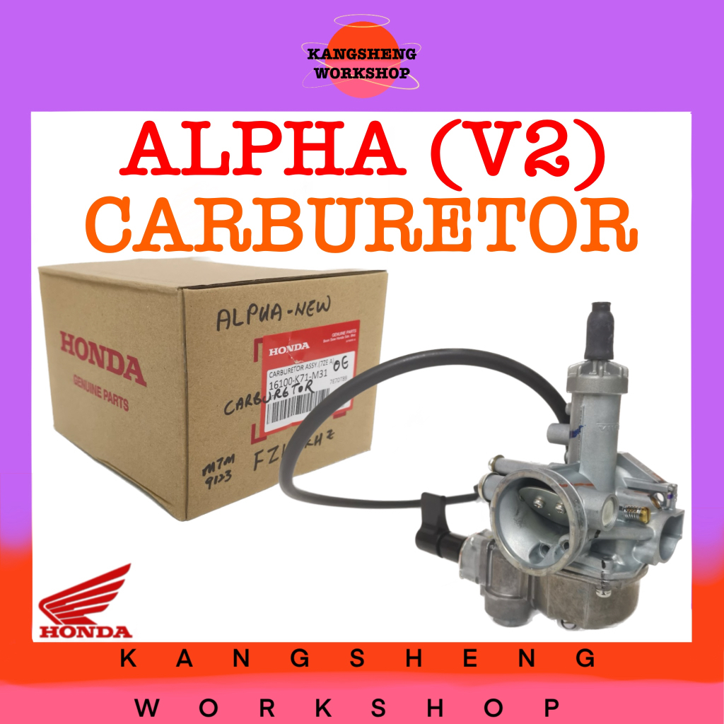 HONDA WAVE ALPHA (V2) CARBURETOR (ORIGINAL) (16100-K71-M31) NEW ...