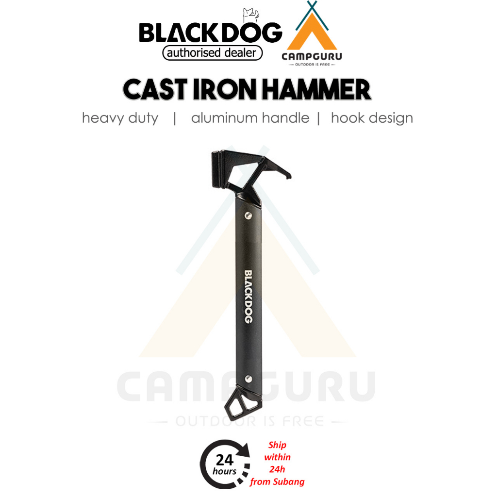 Blackdog Cast Iron Hammer with Aluminum Handle with Hook Design Heavy ...