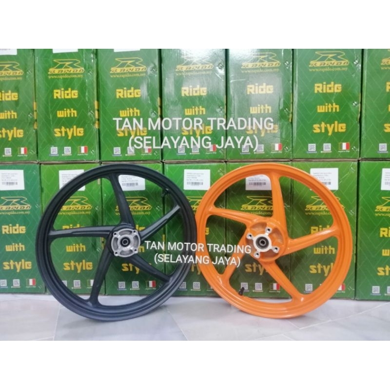 Rapido Sport Rim (5 Legs) Honda Future-125/Wave-125i FI/Dash-110/125 ...
