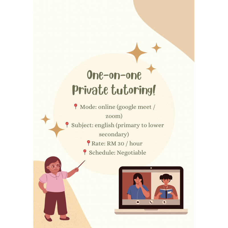 online english private tutoring! | Shopee Malaysia