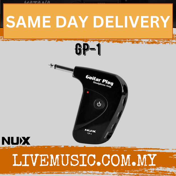 NUX GP-1 Guitar Plug Headphone Amp With Classic British Distortion Effect Guitar Amplifier ( GP1 ...