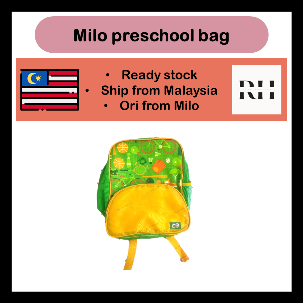 Milo Preschool Backpack by Nestle | Shopee Malaysia