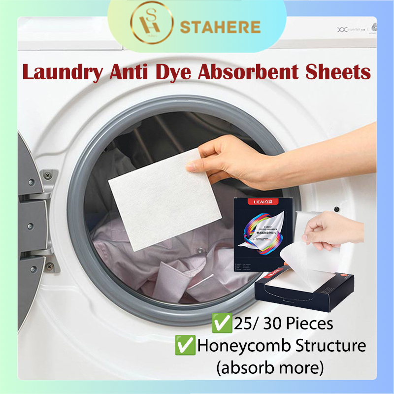 50pcs Anti Dye Sheet Mix Color Proof Absorption Sheet Anti Dyed Cloth ...