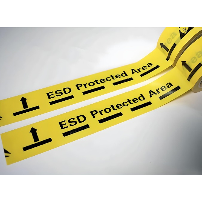 Warning Tape/ Disinfection green and red tape/ ESD warning tape ...