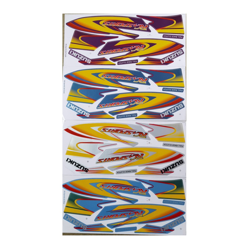 Suzuki RG Sports (6) Body Sticker | Shopee Malaysia