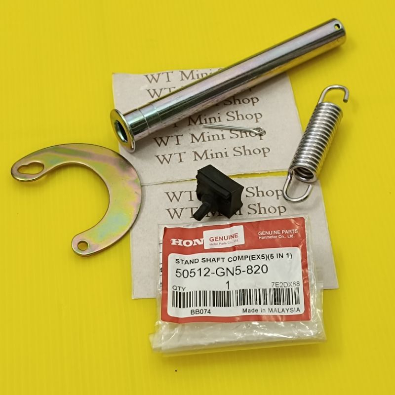 HONDA EX5 EX5 DREAM C70 GBO DOUBLE STAND SHAFT ASSY (5IN1) ORIGINAL WT Mini Shop | Shopee Malaysia