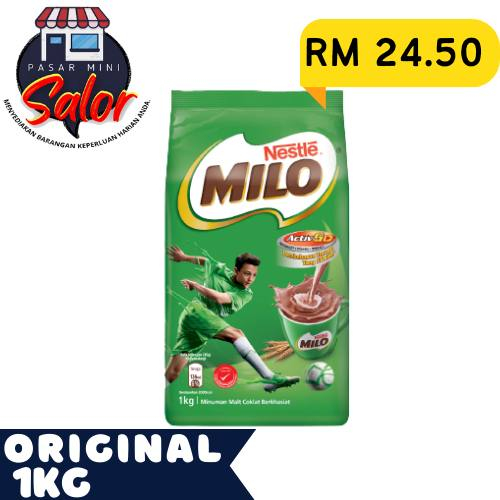NESTLE MILO 1KG MILO COKLAT KOKO SERBUK MILO SERBUK KOKO SERBUK COKLAT ...