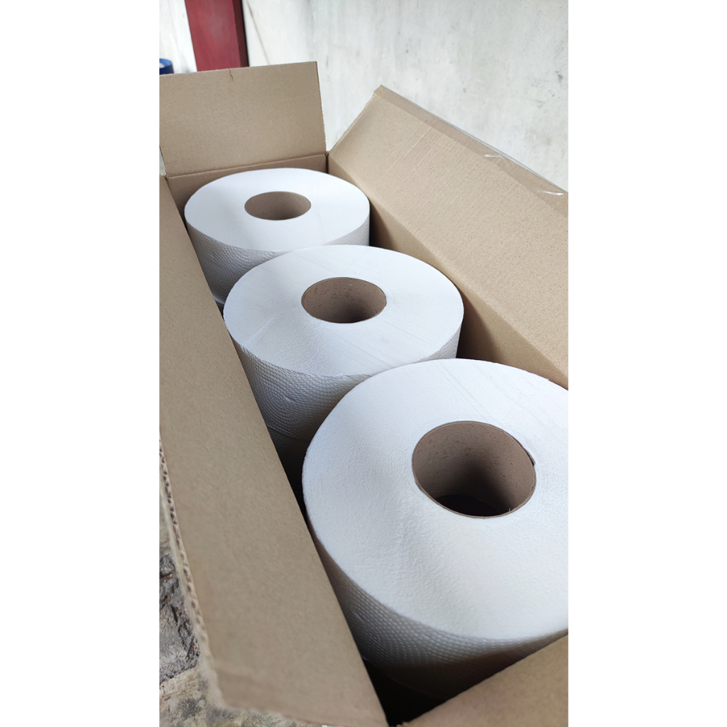 100% Pulp Jumbo Roll Tissue JRT (1ctn x 12 Rolls) | Shopee Malaysia