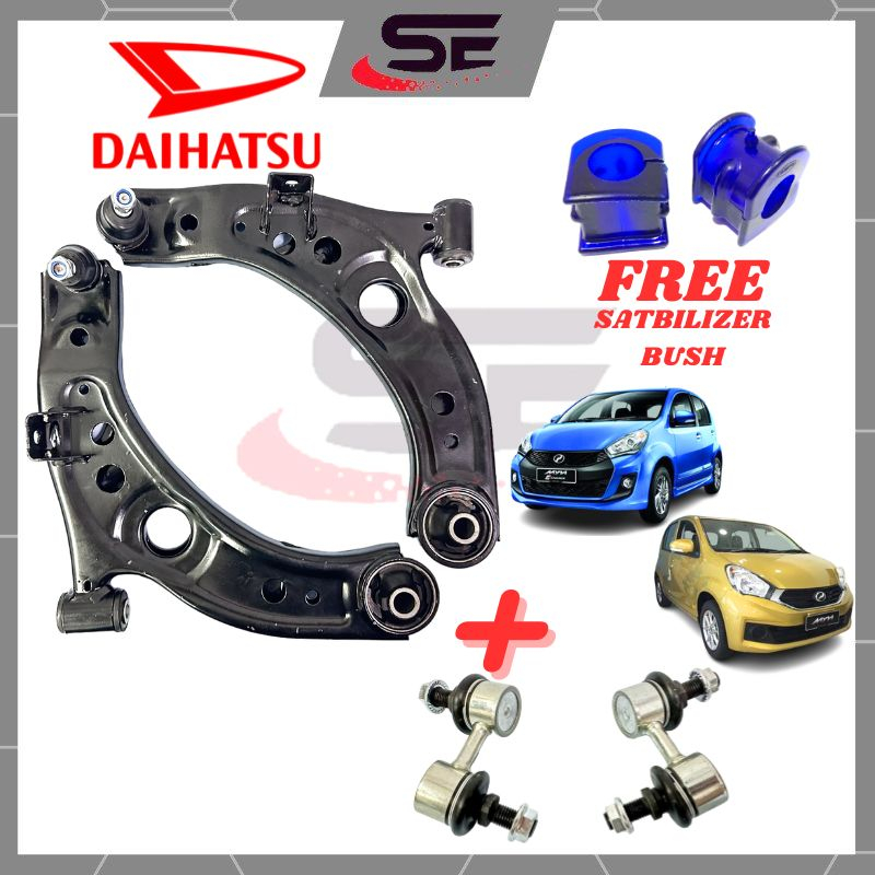 DAIHATSU Perodua Myvi Lower Arm Myvi Lagi Best Myvi ICON 1.3 1.5 2005-2017 Lowerd Arm Myvi SE ...