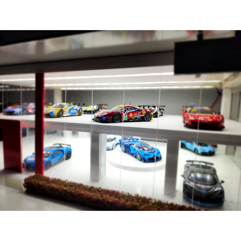 1/64 Diorama Cars Model with LED Lights Cars Showroom | Shopee Malaysia