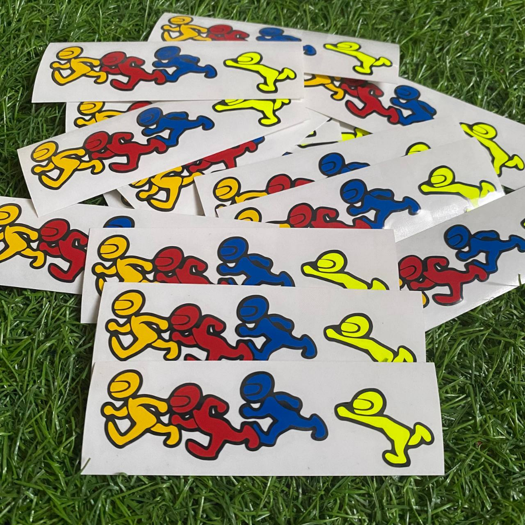 STICKER ORANG LARI | STICKER MOTOR | STICKER KERETA | Shopee Malaysia